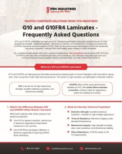 G10 & G10FR4 Laminates | Iten Industries